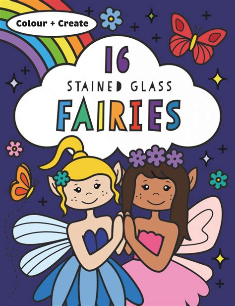 16 Stained Glass Fairies Iseek