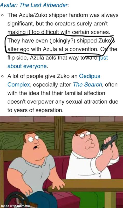 From The Incest Yay Page On TV Tropes Btw R AvatarMemes