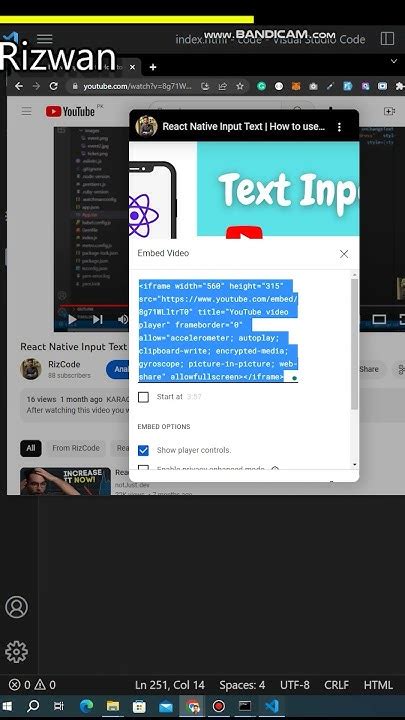 Iframe Tag In Html Add Embeded Path Of Youtube Video In Iframe Part2 Youtube