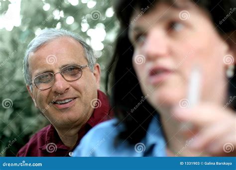 Mature Couple Stock Image Image Of Lung Fight Issue 1331903