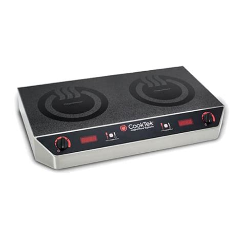 Cooktek Dual Induction Cooktop Benchtop With Rotary Dial Mc S F