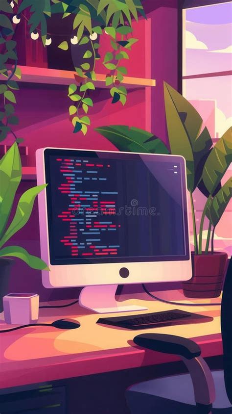 Embracing The Digital World Coding Is The Process Of Writing Instructions Concept Stock Image