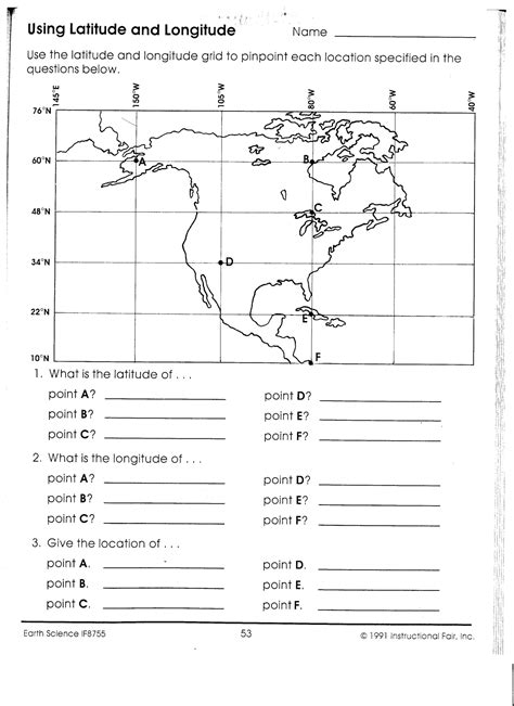 15 Latitude And Longitude Map Worksheet Teaching Geography World Map Latitude School Worksheets
