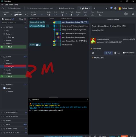 Git Flow Git Kraken