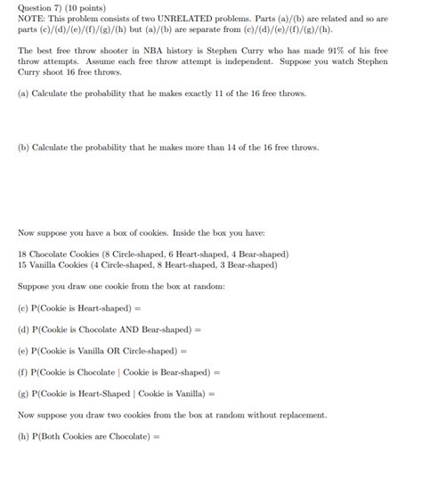 Solved Question 7 10 Points NOTE This Problem Consists Chegg Com