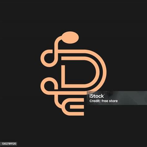 레터 D 식사 로고 디자인 로고에 대한 스톡 벡터 아트 및 기타 이미지 로고 알파벳 D 개념 Istock