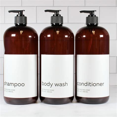 Reusable Bottle Shampoo Etsy