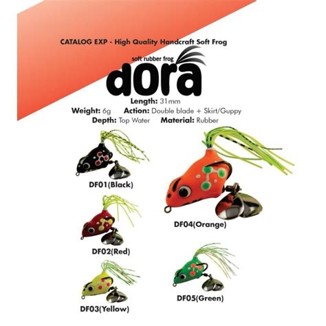 Exp Dora Frog 31mm 6gm Shopee Malaysia