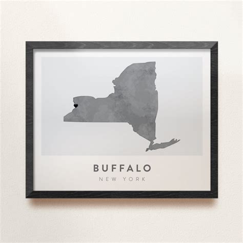 Buffalo New York Map Backstory Map Co