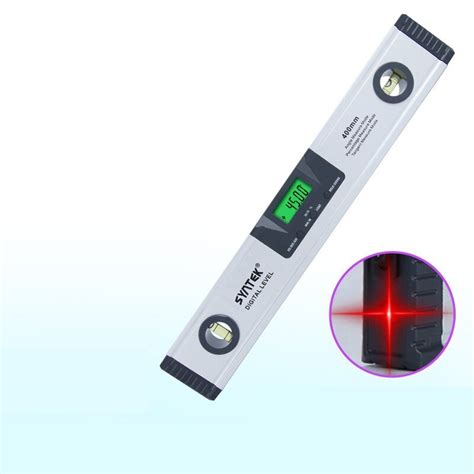 Syntek 0 400mm 4 X 90 Digital Display Protractor Spirit Level Laser Level Angle Finder