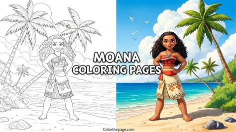 45 Best Moana Coloring Pages Free Pdf Files