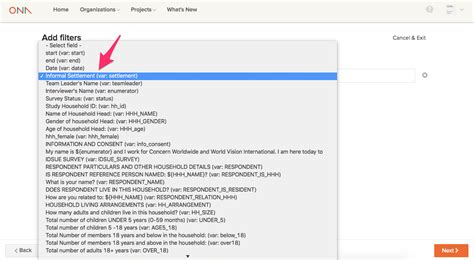 How To Create A Filtered Dataset Ona Data Help Center