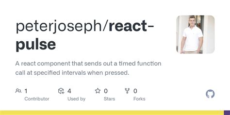 GitHub Peterjoseph React Pulse A React Component That Sends Out A Timed Function Call At GitHub Peterjoseph React Pulse A React Component That Sends Out A Timed Function Call At