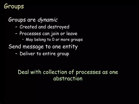 group communication distributed computing ppt