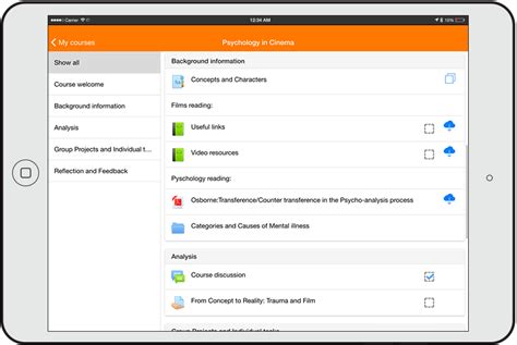 Moodle Mobile Features MoodleDocs