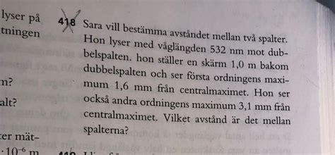 Böjning Och Interferens Fysikfysik 2 Pluggakuten