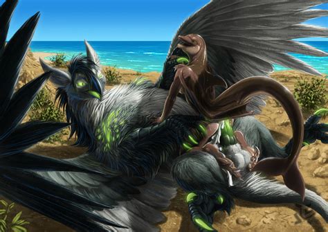 Rule 34 Anthro Anthro On Feral Avian Balls Beak Cetacean Cum Cygnogryphon Cygnovum Dolphin