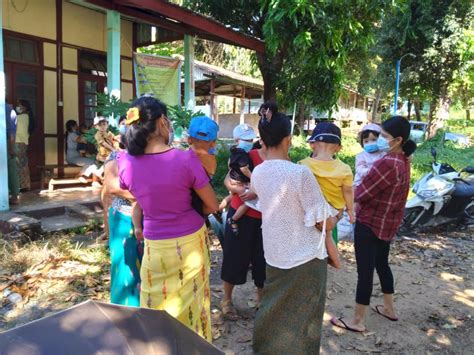 သရက်ချောင်းမြို့နယ်တွင် မွေးကင်းစမှအသက်တစ်နှစ်အထိ ကလေးသူငယ်နှင့် ကိုယ်၀န်ဆောင်မိခင်များအား ပုံမ