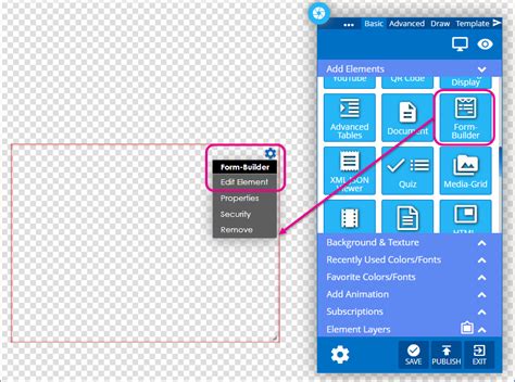 How To Use The Form Builder Element Korbyt Knowledge Base
