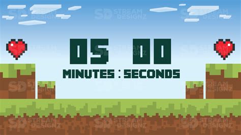Stream Countdown Timer Overlay Steve Stream Designz
