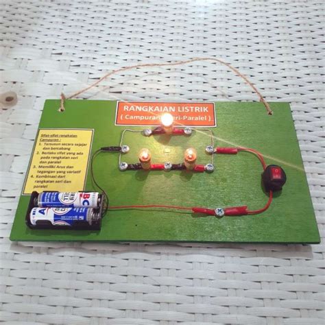Promo Rangkaian Listrik Lampu Seri Dan Paralel Tugas Keterampilan Sekolah Diskon 50 Di Seller