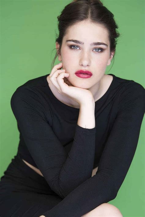 Elise Models On Stage