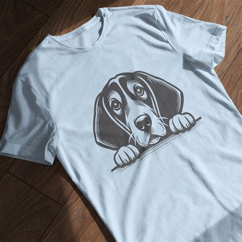 Coonhound Soft Stare SVG Cricut Silhouette Laser File Download