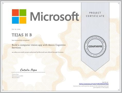Microsoft Azure Computervision Artificialintelligence Machinelearning Tejas Hb