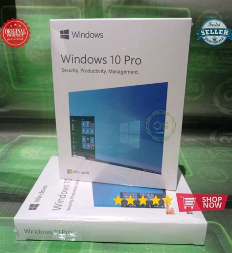 Promo Windows Pro Fpp Fullset Box Bit Bit Include Usb Original Lifetime Diskon Di