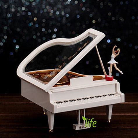 Creative Elise Piano Music Box Танцуващо балетно момиче Подарък за рожден ден Въртящ се с