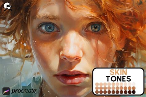 Procreate Skin Tones Color Palette