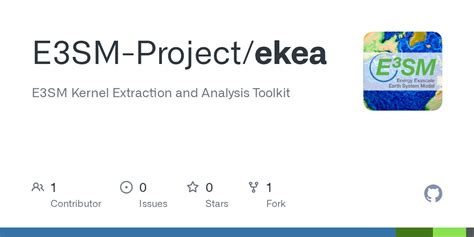 Github E3sm Projectekea E3sm Kernel Extraction And Analysis Toolkit
