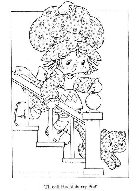 Huckleberry Pie Strawberry Shortcake Coloring Pages [2025]