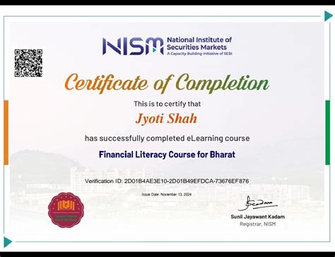 jyoti shah on linkedin financialknowledge nism careeradvancement financialliteracymatters…