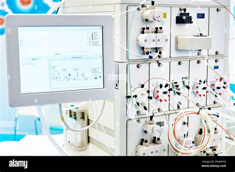 Chromatography System In Chemical Laboratory Stock Photo Alamy