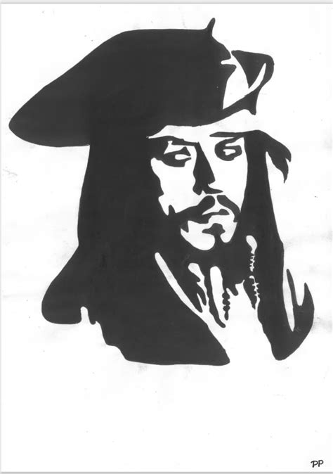 Captain Jack Sparrow Block Art Artofit