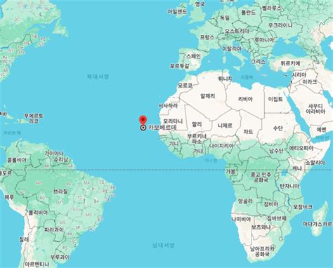 카보베르데 수도 지도 위치와 1인당 국민소득