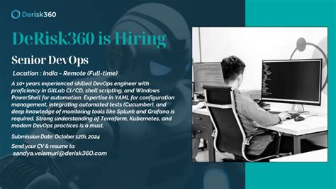 Derisk360 On Linkedin Devops Gitlab Jobs Careers