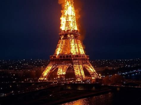 Eiffel Tower Fire Forces Evacuation On Christmas Eve