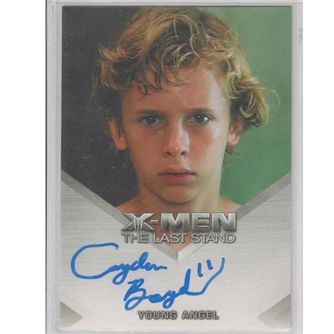 Xmen The Last Stand Young Angel Signature Autograph Card