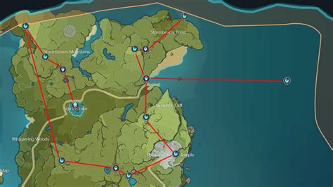 Genshin Impact All Anemoculus Locations Map