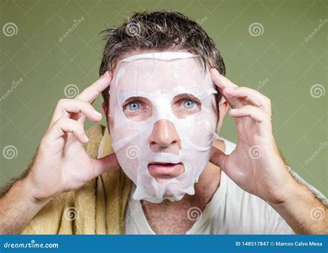 Young Weird And Crazy Mobile Phone Addict Man Using Cell Compulsively