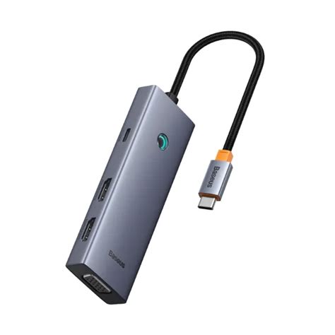 Zain Eshop Baseus 7 In 1 Triple Display Hub Zain Eshop