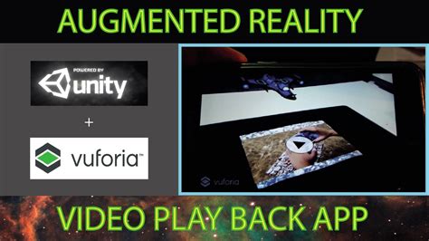 Unity Augmented Reality Tutorial Vuforia App Video Playback Youtube