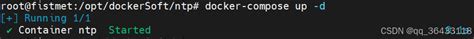 docker compose 部署ntp时间同步服务 tmpfs例子 docker compose ntp csdn博客