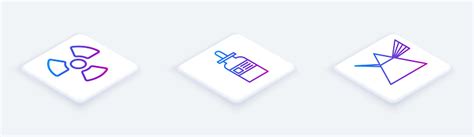 프리즘에 파이펫과 광선이있는 등색 선 방사성 유리 병을 설정합니다 흰색 정사각형 버튼 벡터 0명에 대한 스톡 벡터 아트 및 기타