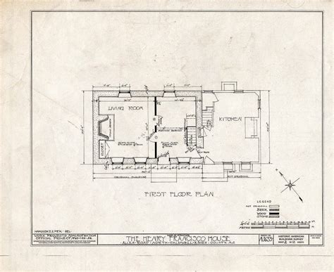 Historic Pictoric Blueprint Habs Nj7 Caldn1 Sheet 2 Of 12 Hen