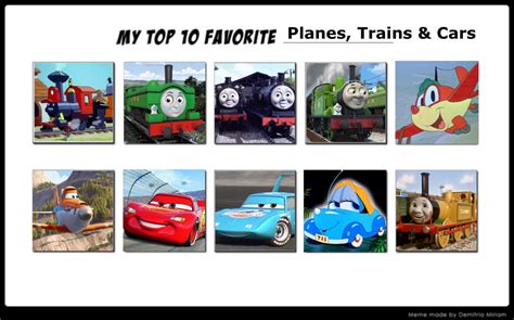 My Top 10 Favorite Planes Trains And Cars By Ducklover4072 On Deviantart