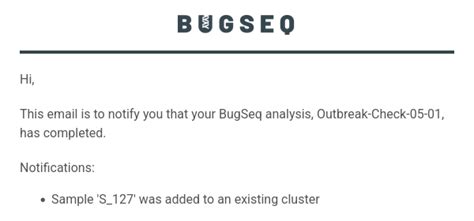 data driven food safety using bugseq s isolate clustering and insights documentation