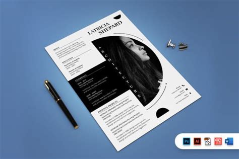 Architect Designer Cv Resume Template Graphic By 3djagan · Creative Fabrica